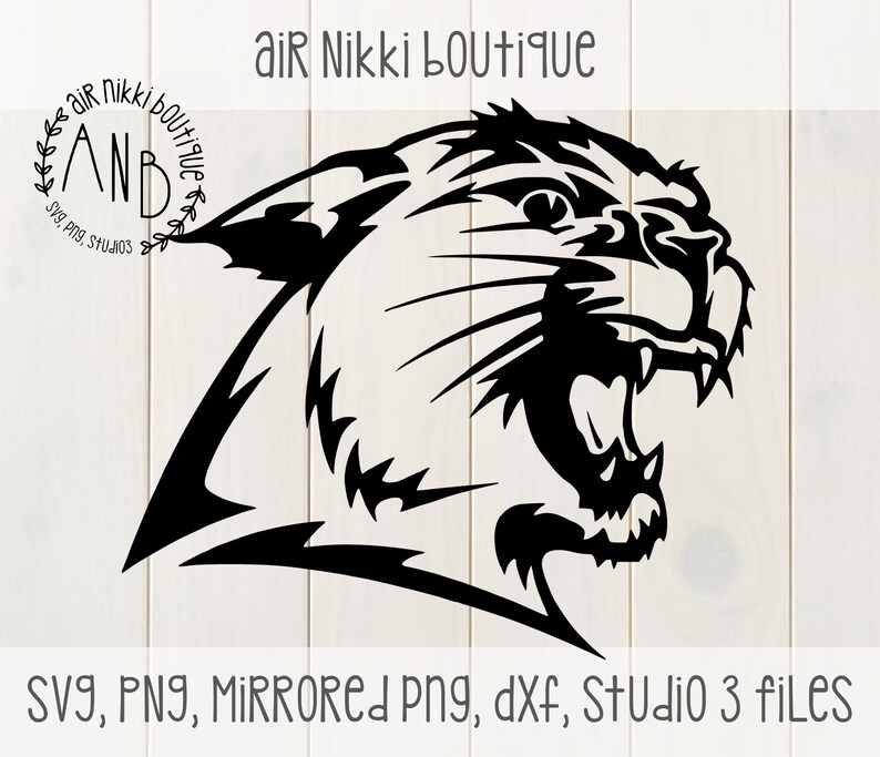 Wildcat Head SVG PNG Mirrored Png DXF Studio 3 Files - Etsy Hong Kong
