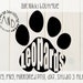 Leopards Paw Print SVG, PNG, DXF, Mirrored Png, Studio 3 Files, Instant ...
