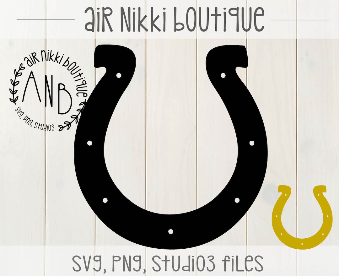 Horse Shoe SVG PNG Mirrored 300 Dpi Studio 3 Files Instant Download ...