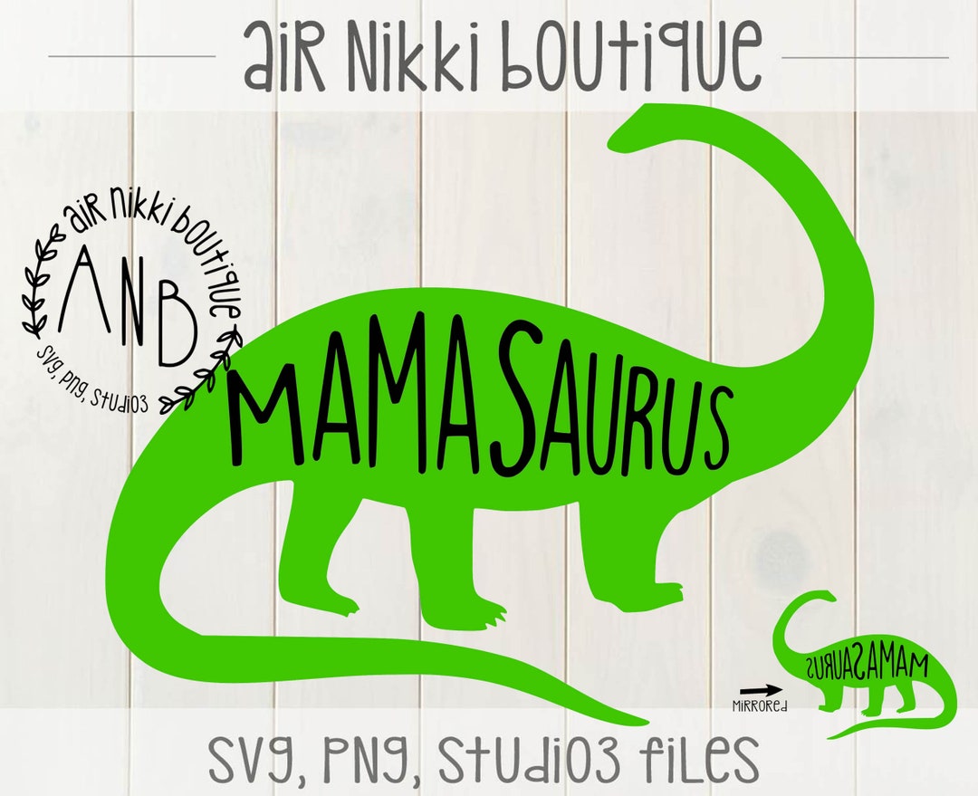 Momasaurus, Dinosaur Birthday, Birthday Shirt, Brontosaurus Silhouette ...