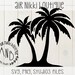 Palm Tree Summer Fun Beach Day SVG PNG Studio3 Files - Etsy