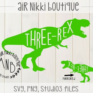 Three-rex, Third Birthday, Three, Dinosaur, T-rex, Tyrannosaurus Rex ...