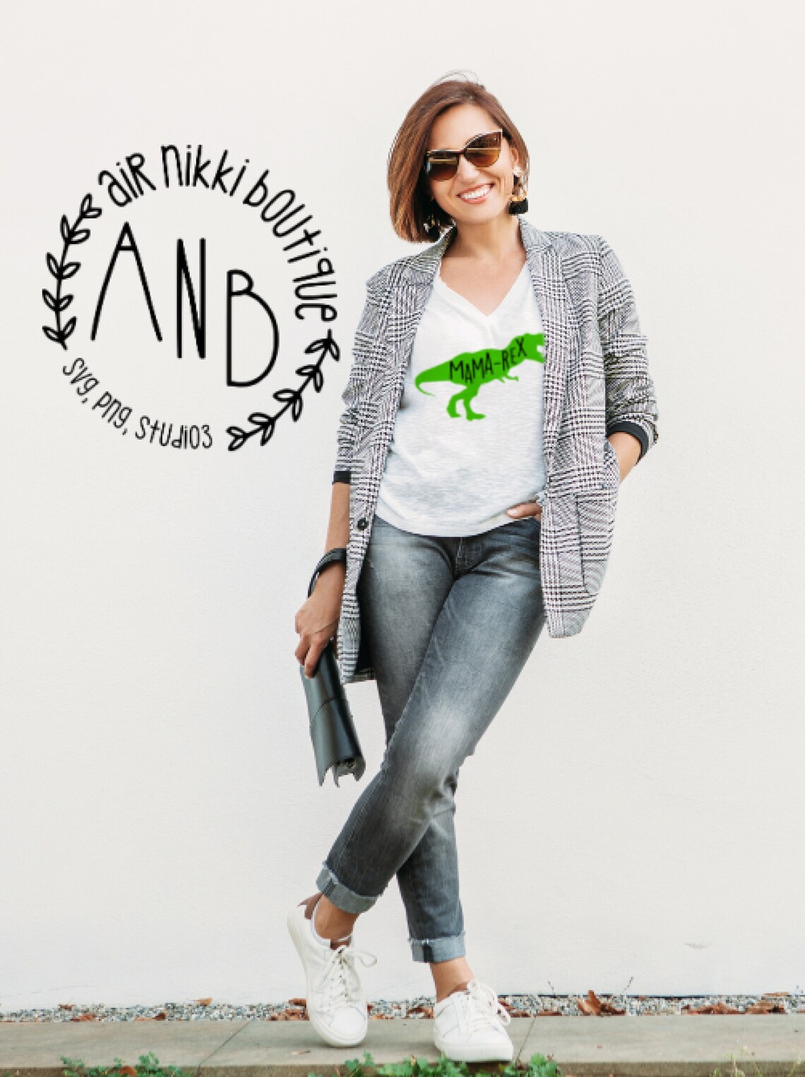 Mama-rex SVG PNG Studio3 Mirrored Png Files Instant | Etsy