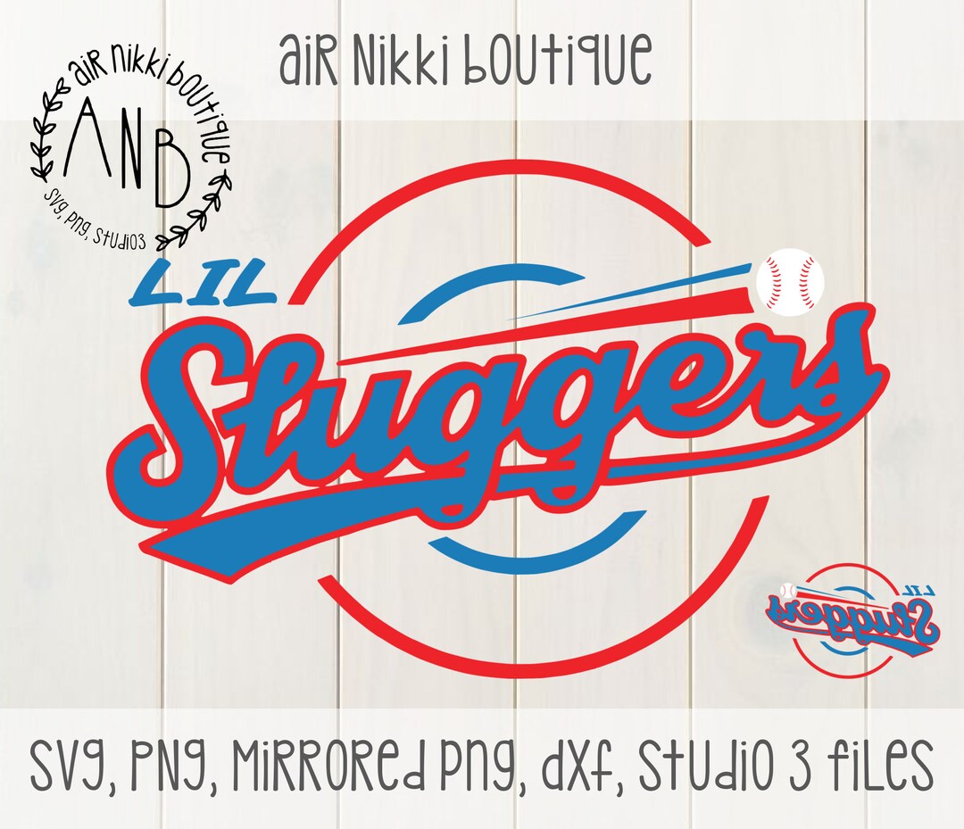 Lil Sluggers, Baseball, Team, Shirt, SVG, PNG, DXF, Studio 3 Files ...