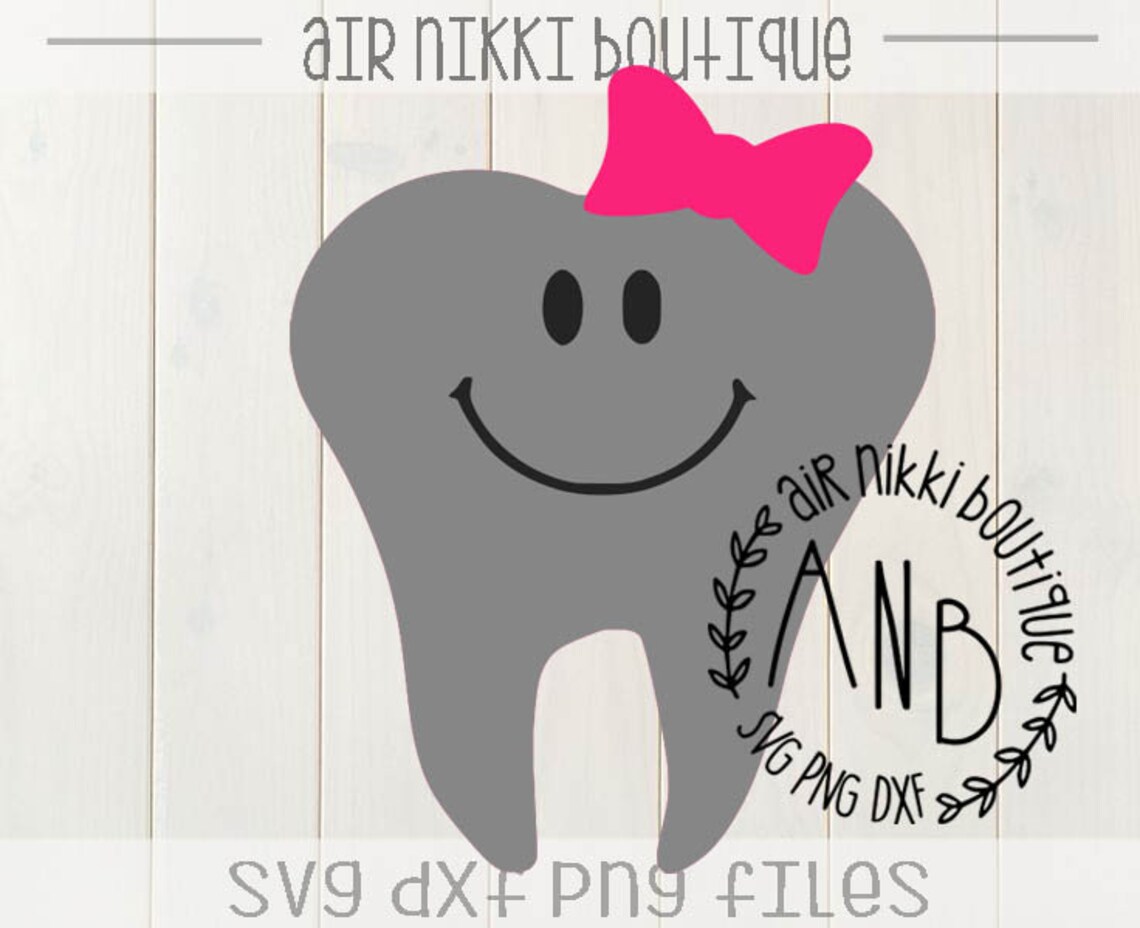 Girl Tooth Fairy SVG PNG DXF Files Instant Download - Etsy Canada