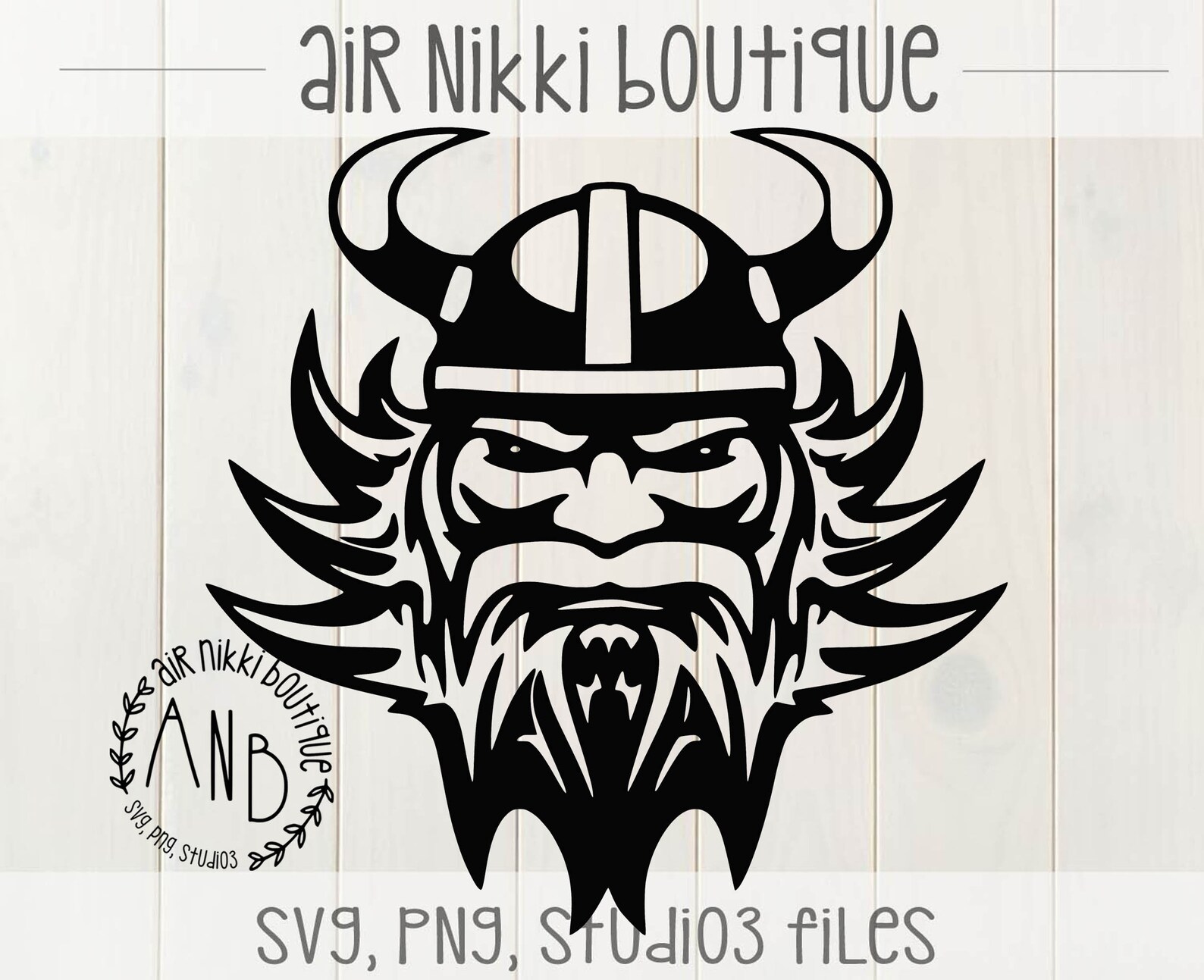Viking Head SVG, PNG, DXF, Studio 3 Files, Instant Download - Etsy