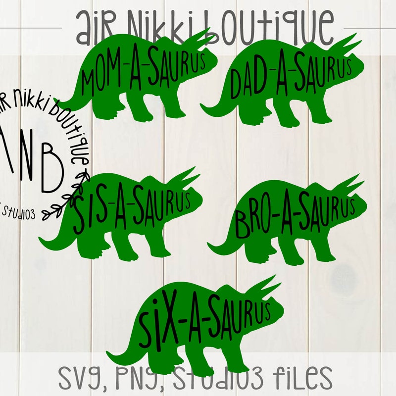 Six a Saurus - Etsy