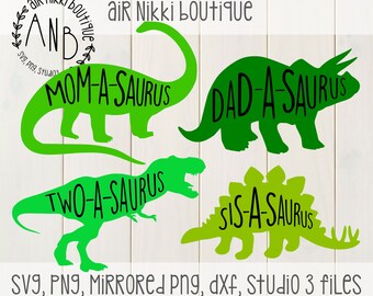 Two a Saurus Rex Svg - Etsy