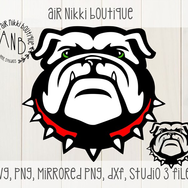 Bulldog Svg - Etsy