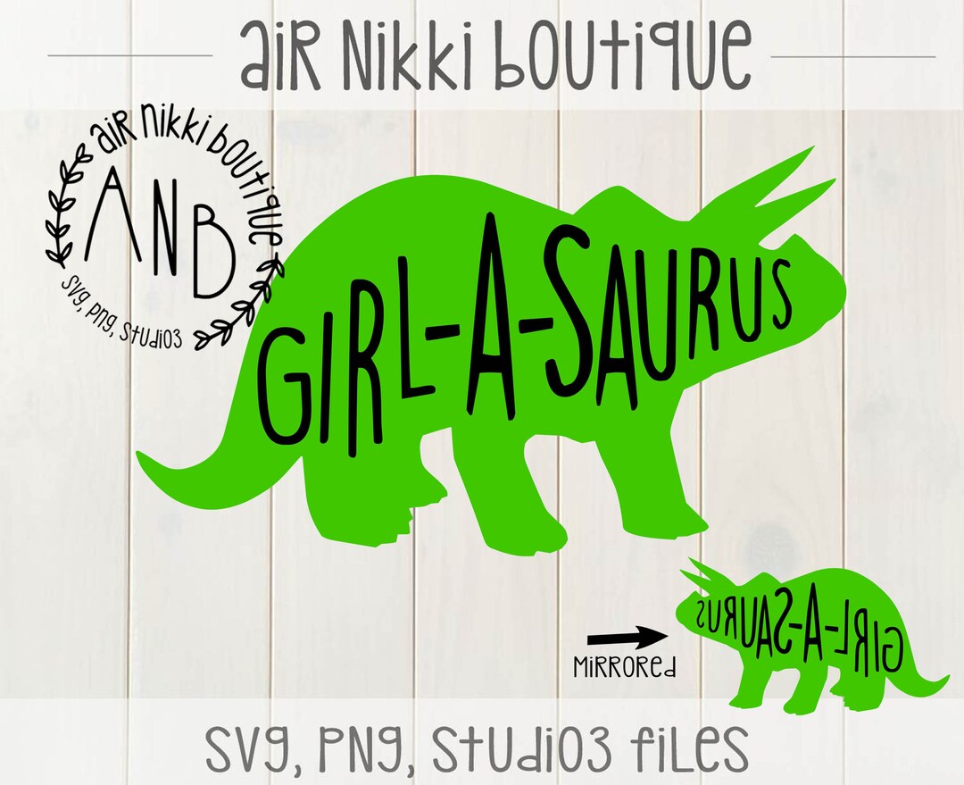 Girl-a-saurus, Stegosaurus Dinosaur, Girl, SVG, PNG, Mirrored Png ...