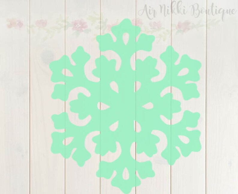 Snow Flake Winter Snow SVG PNG DXF files instant download | Etsy