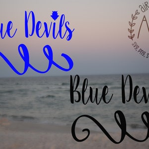 Blue Devils, SVG, PNG, Studio3 Files, Instant Download - Etsy