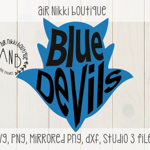 Red Devils SVG, PNG, DXF, Mirrored Png, Studio 3 Files, Instant ...