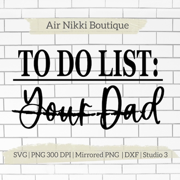 To Do List Svg - Etsy