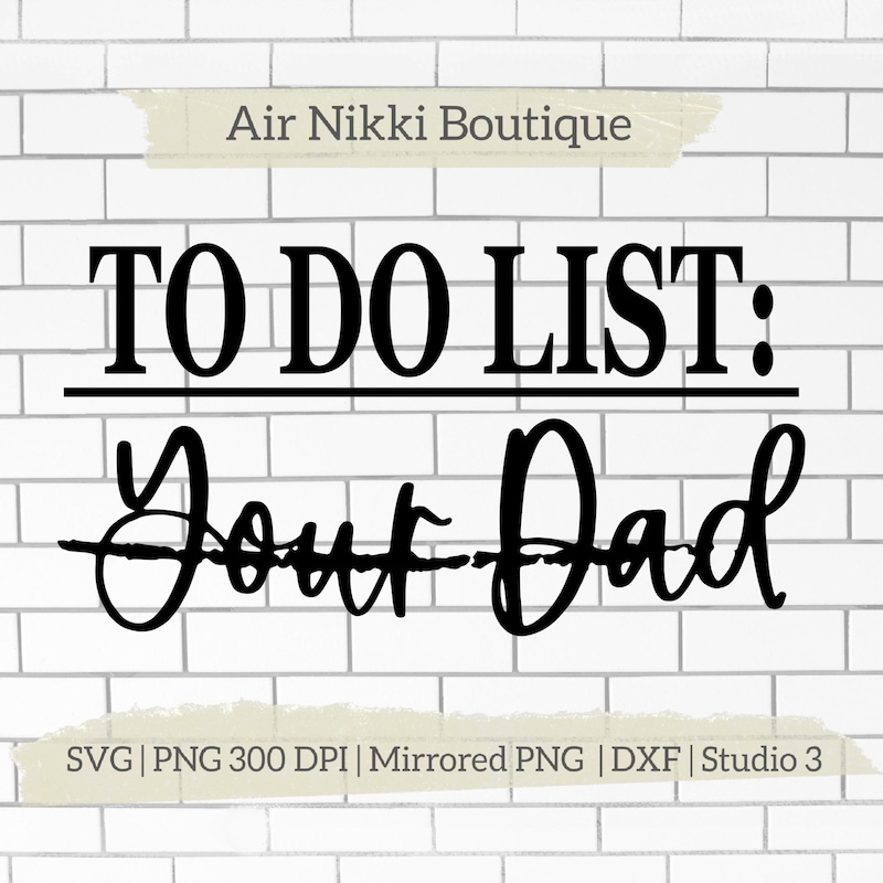 To Do List Svg - Etsy