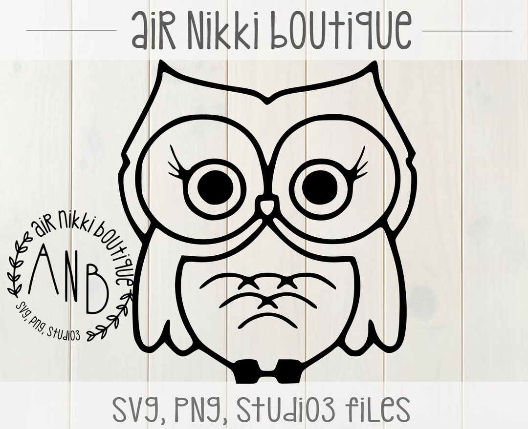 Owl SVG, PNG, DXF, Studio 3 Files, Instant Download - Etsy