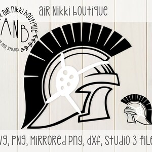 Trojan With Wrestling Headset, SVG, PNG, DXF, Studio 3, Mirrored Png ...