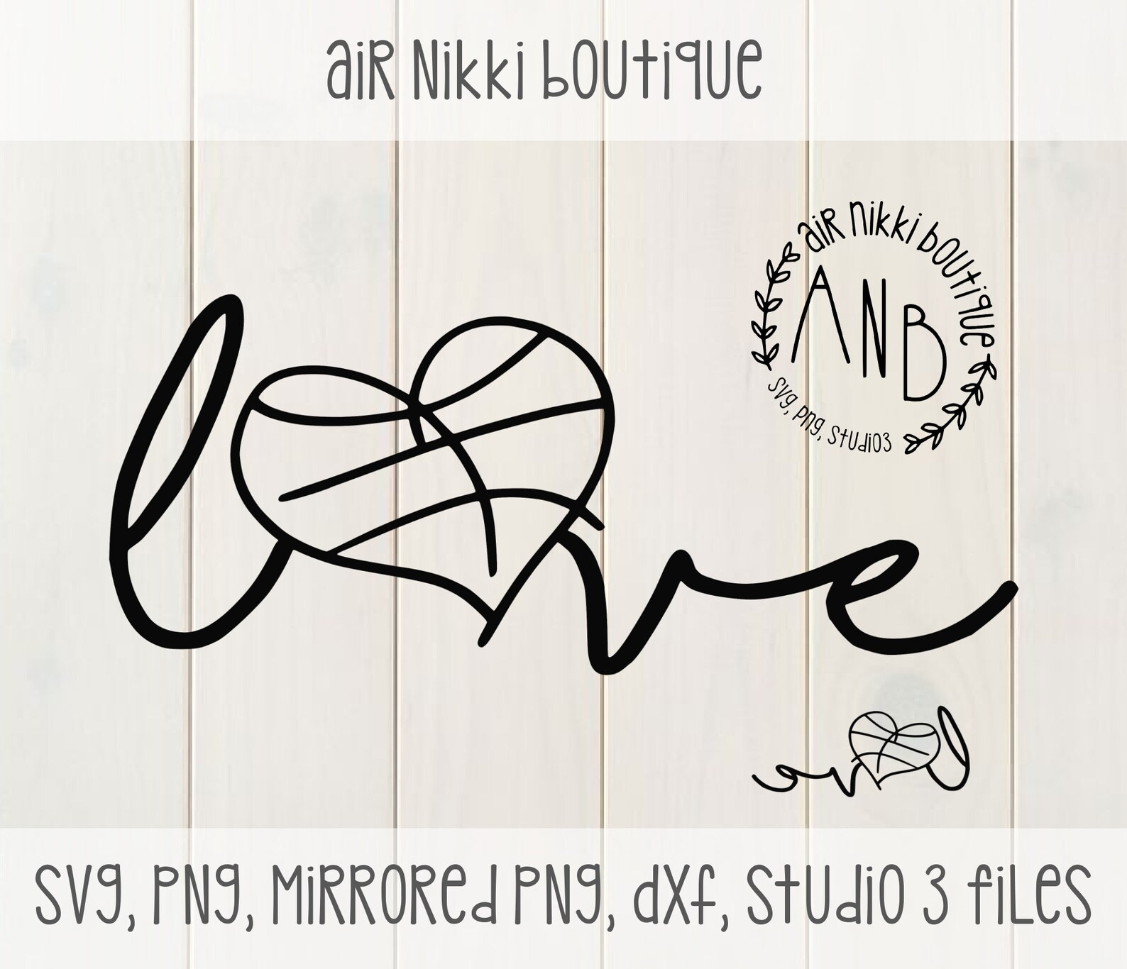 Basketball Love, Basketball Heart, Sports SVG, PNG, DXF, Studio 3 ...