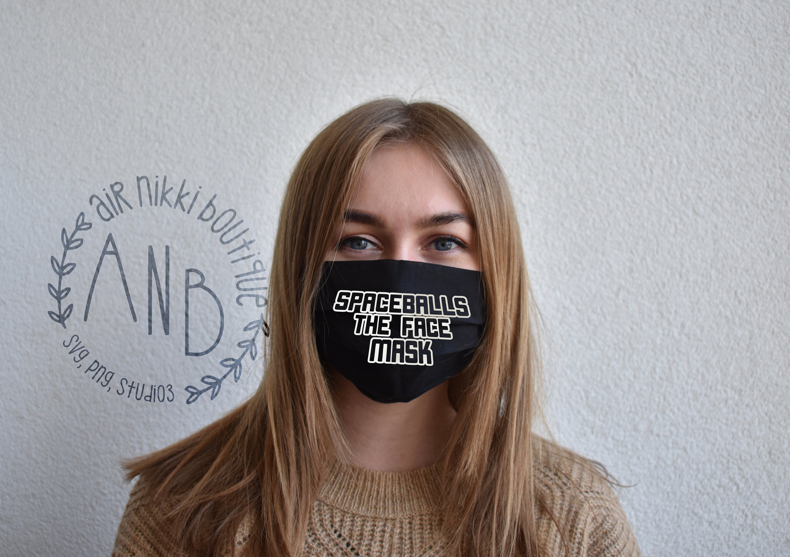 Spaceballs the Face Mask Layered SVG PNG Studio3 Mirrored | Etsy