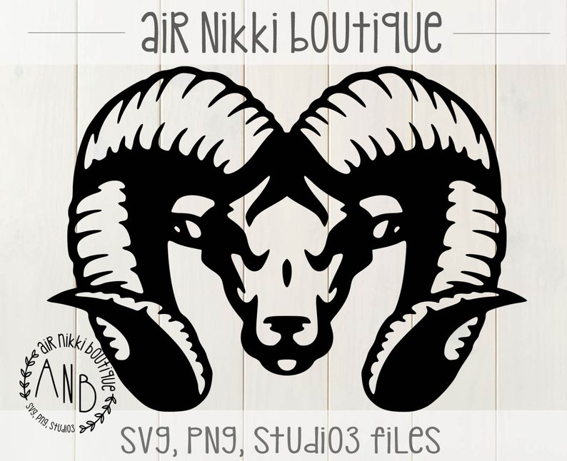 Ram SVG PNG DXF Studio 3 Files Instant Download | Etsy