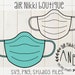 Face Mask, Layered, SVG, PNG, Studio3, Mirrored Png Files, Instant ...