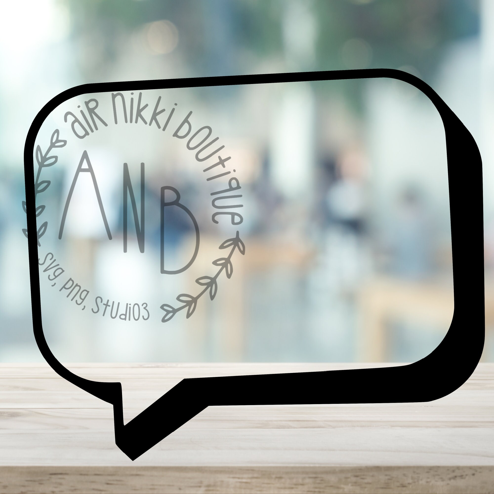 Speech Bubble Word bubble SVG PNG DXF studio3 files | Etsy