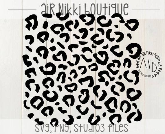 Cheetah Print SVG PNG Studio 3 Files Instant Download | Etsy