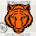 Tiger SVG, PNG, DXF, Studio 3 Files, Layered, Instant Download, Zipped ...
