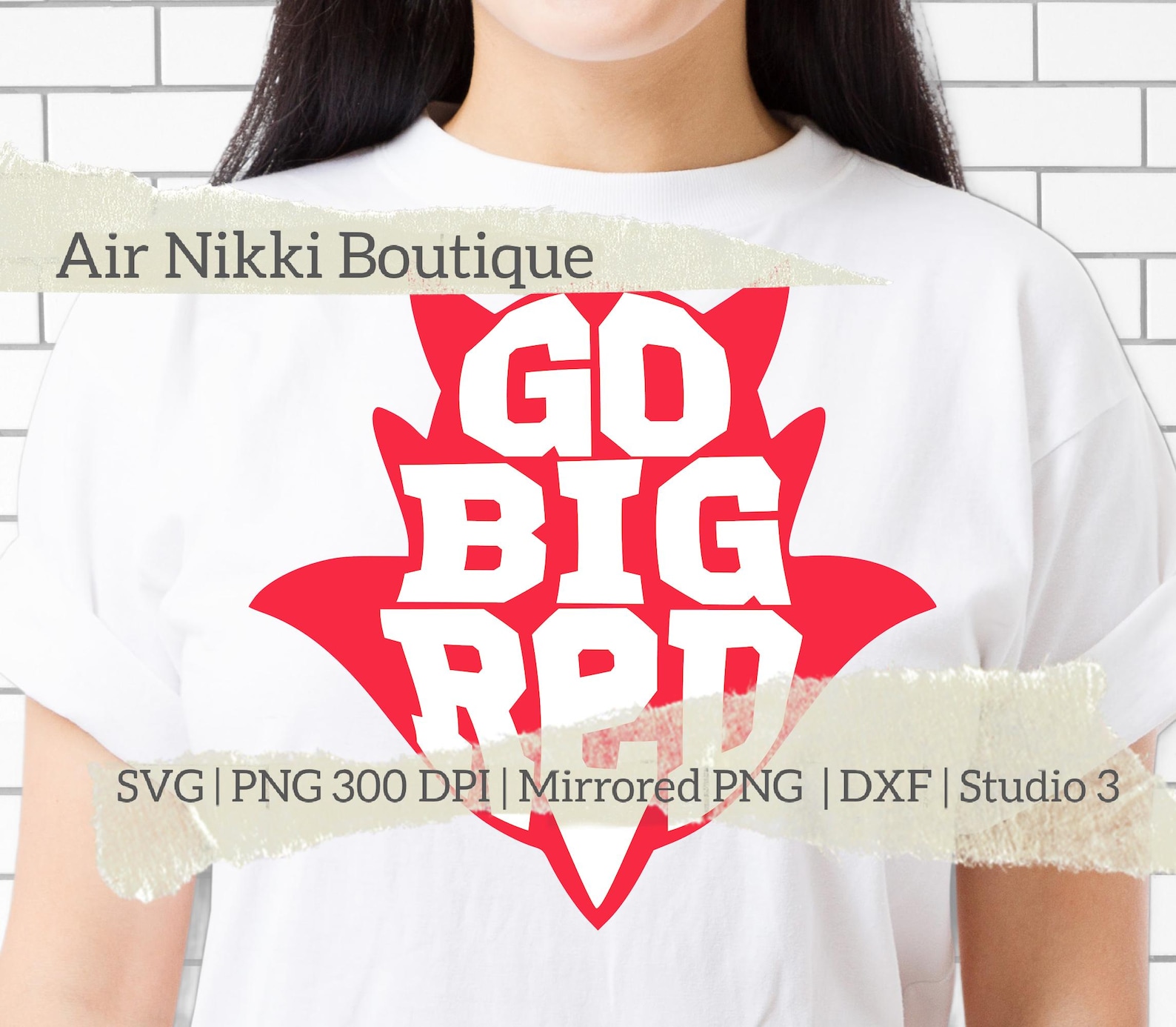 Go Big Red Red Devils SVG PNG DXF Mirrored Png Studio 3 Files Instant ...