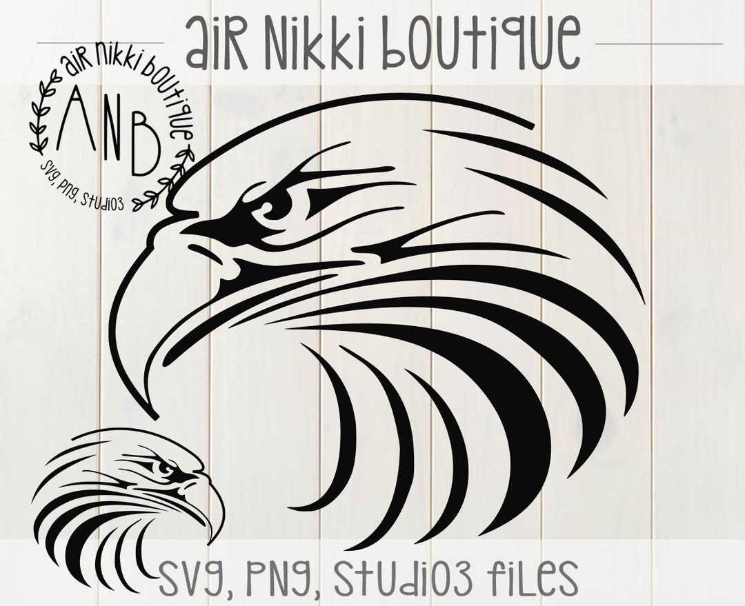 Eagle Head SVG, PNG, DXF, Mirrored Png, Studio 3 Files, Instant ...
