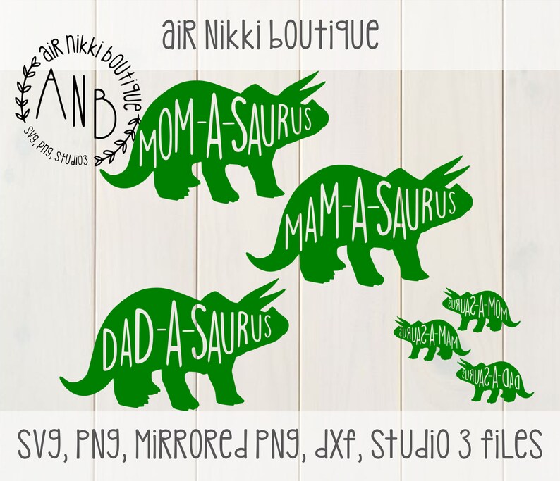 Mom-a-saurus Mam-a-saurus Dad-a-saurus Dinosaur Birthday - Etsy