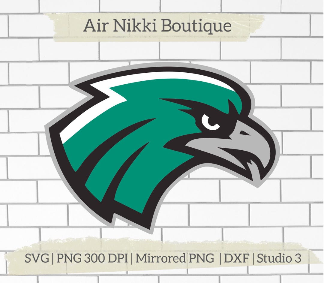 River Hawk Bird Logo Layered SVG 300 Dpi PNG Mirrored Png DXF Studio ...