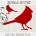 Cardinal SVG, PNG, DXF, Mirrored Png, Studio 3 Files, Instant Download ...