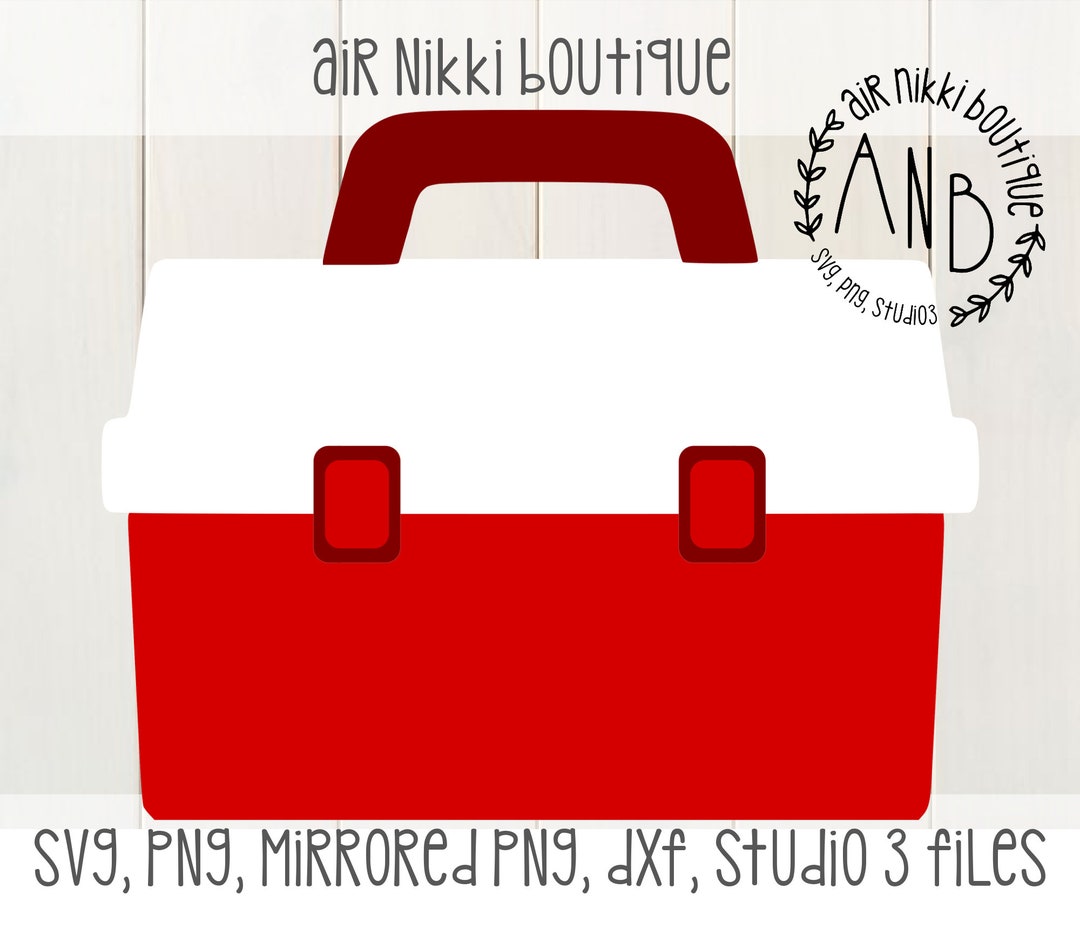 Tackle Box, Bobber, Fishing, SVG, Dxf, PNG, Studio 3 Files, Instant ...