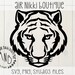 Tiger SVG, PNG, DXF, Studio 3 Files, Layered, Instant Download, Zipped ...