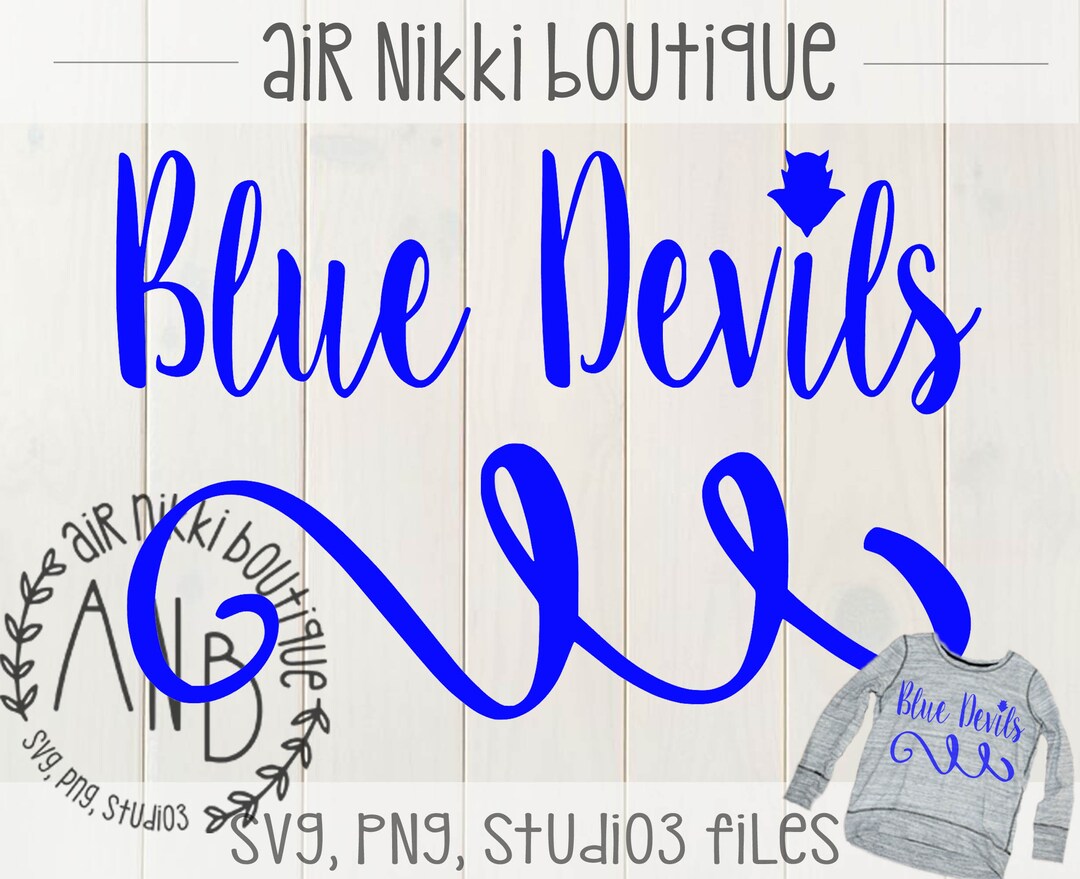 Blue Devils, SVG, PNG, Studio3 Files, Instant Download - Etsy