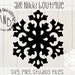 Snow Flake, Winter, Snow SVG, PNG, DXF Files, Instant Download - Etsy