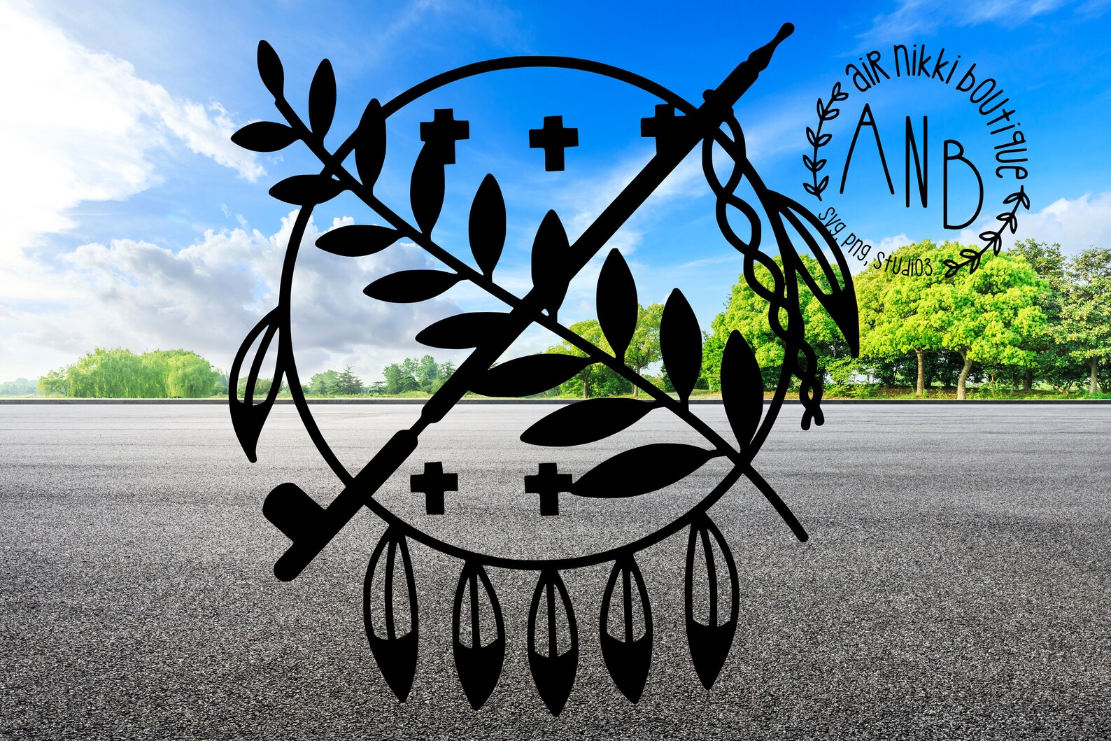 Osage Shield Oklahoma SVG PNG Studio 3 Files Instant - Etsy