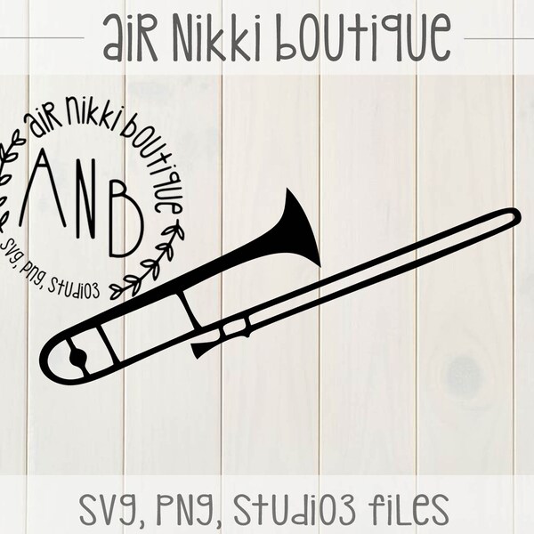 Trombone Svg - Etsy