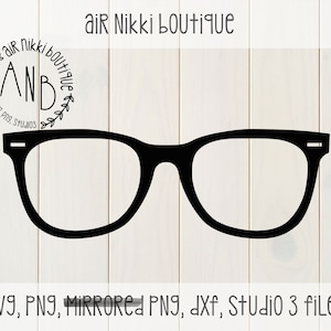 Glasses, SVG, PNG, DXF Files, Instant Download - Etsy