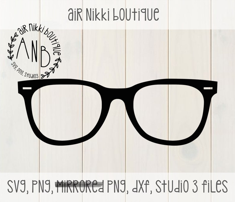 Glasses SVG PNG DXF Files Instant Download | Etsy