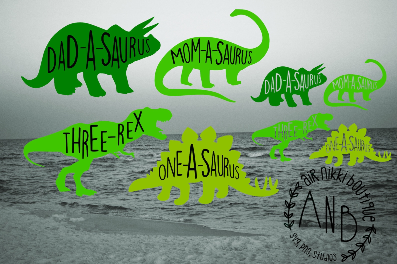 Three-rex, One-a-saurus, Mom-a-saurus, Dad-a-saurus, 3rd Birthday ...