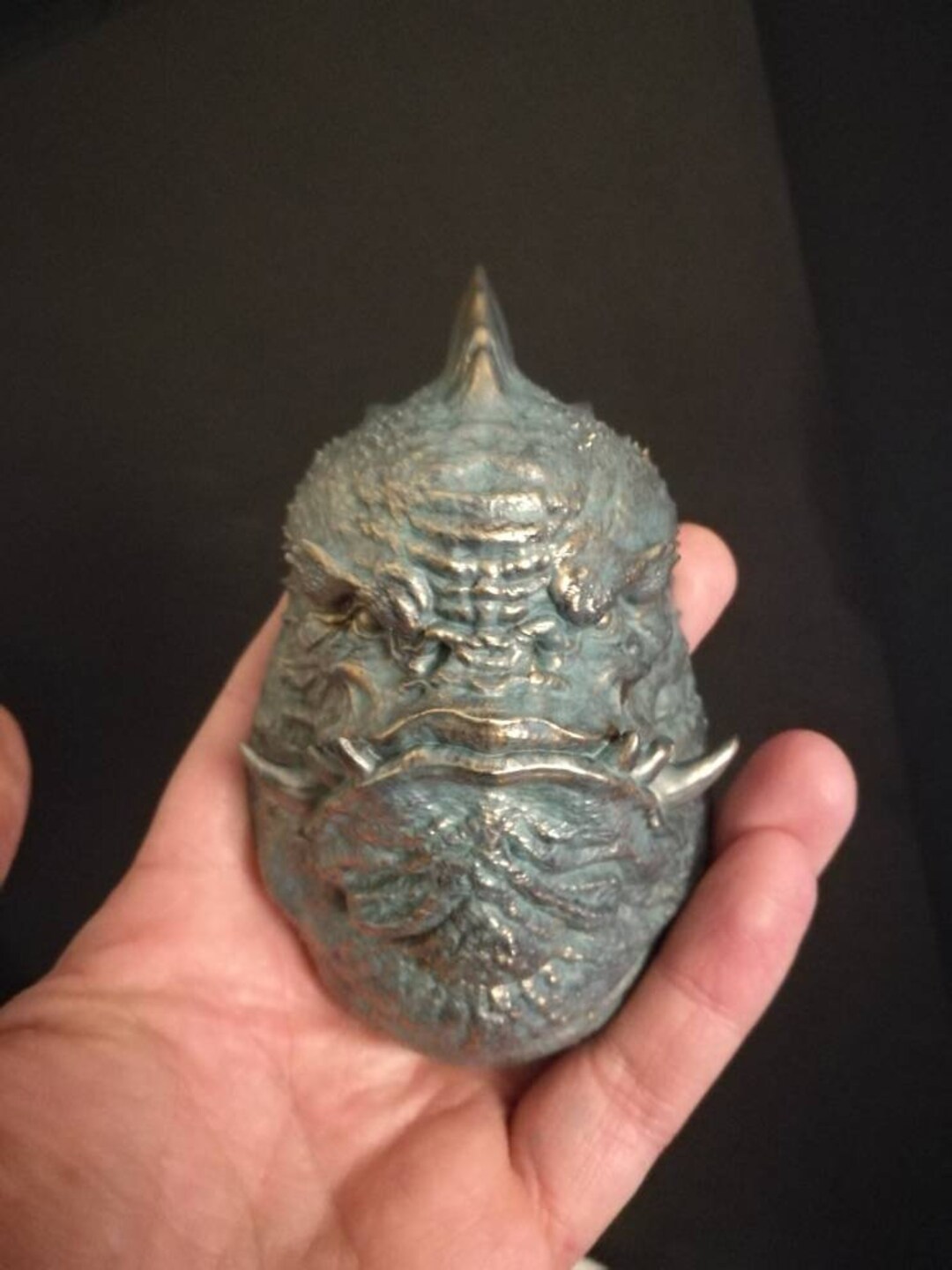 Amphibious Alien Lord Faux Bronze Effect Wall or Fridge - Etsy