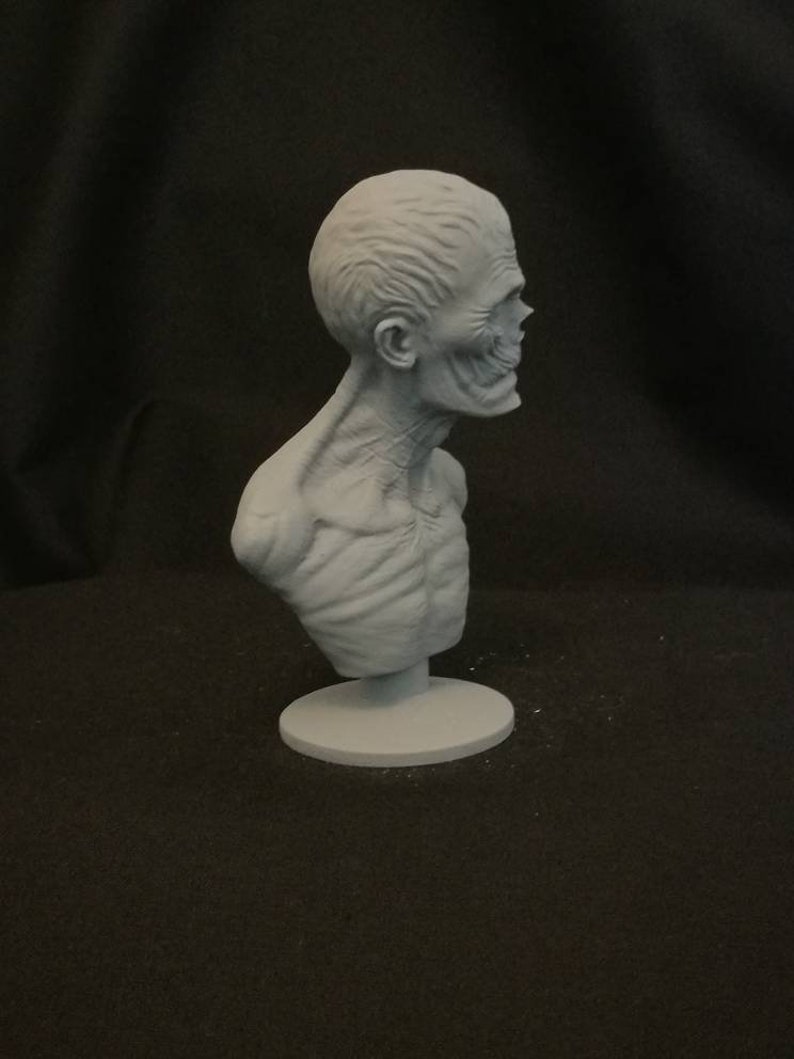 Zombie Apocalypse Sculpture Character Bust. Infected Undead Resin Cast ...