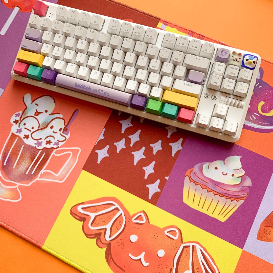 Spooky Bakery Gaming Deskpad, Mousepad, Gamer Gift, Stream Setup ...