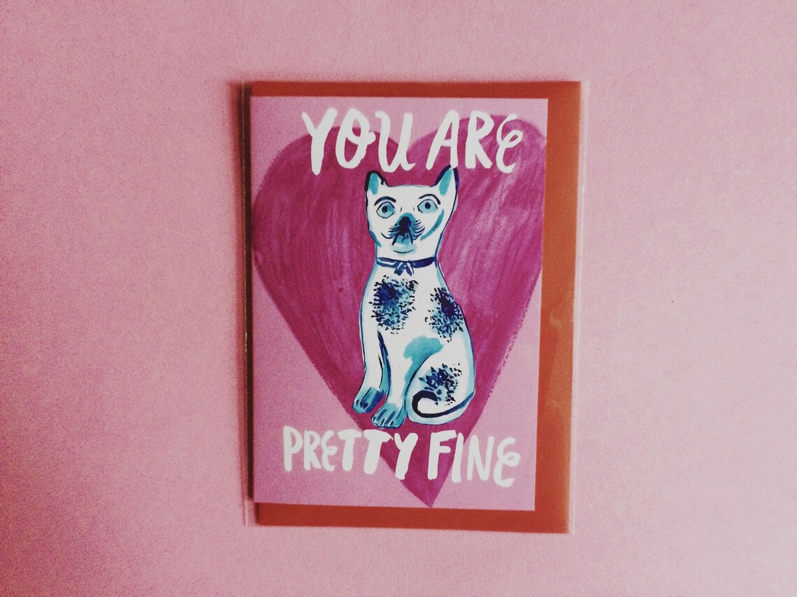 You Are Pretty Fine A6 Recycled Greeting Card - Etsy