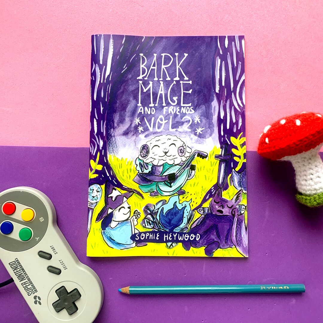 Bark Mage and Friends Volume 2, Fantasy RPG Comic Book, Zine, Gamer Gift, Gaming, Dnd, Cute ...