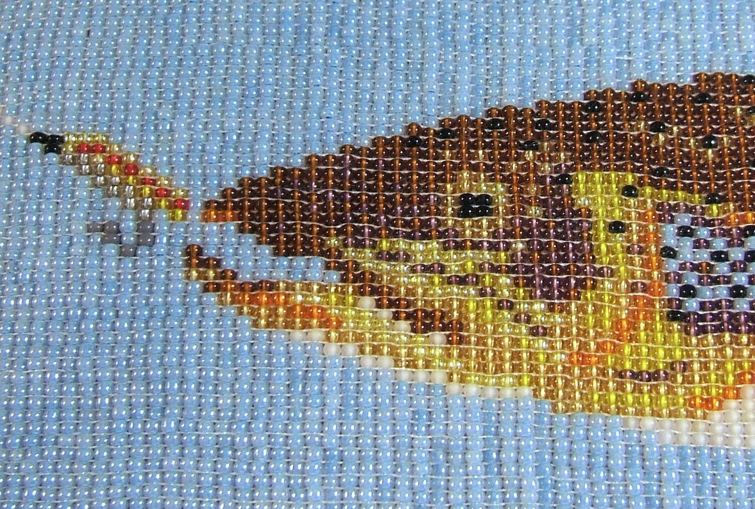 Brown Trout Fish Art Home Decor Wall Hanging Beadwork - Etsy