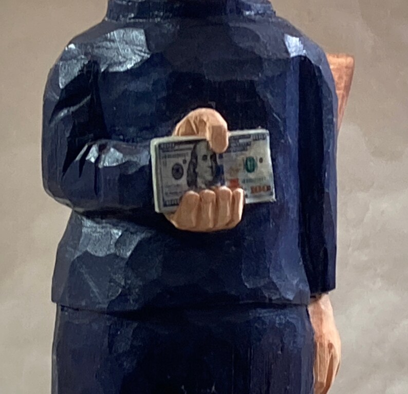 The Politician Wood Carving Unique Gift Decorative Art Sculpture - Etsy