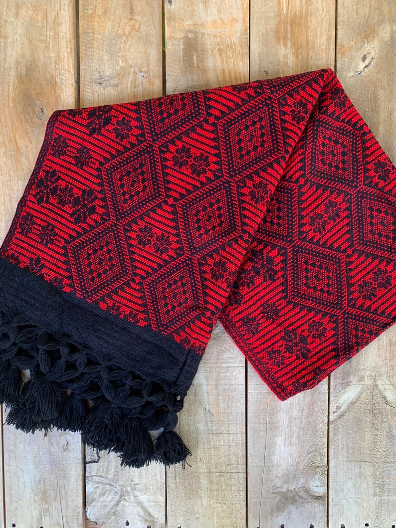 Écharpe mexicaine Rebozo Frida Kahlo Poncho Hiver Noir - Etsy France